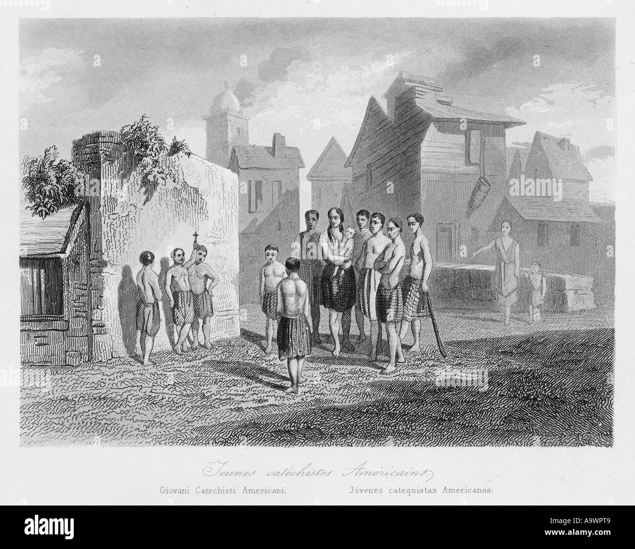 Early Spanish Pueblo In California