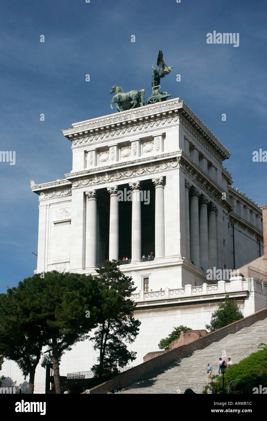 The Victor Emmanuel Monument in Rome Italy Stock Photo - Alamy