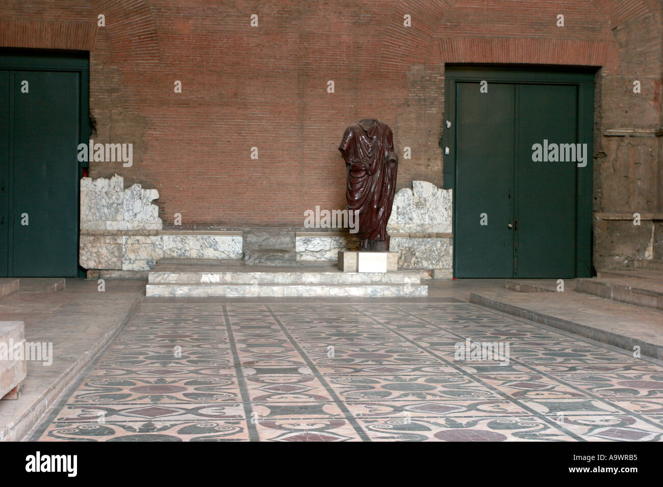 Interior of the Curia in the Roman Forum in Rome Italy Stock Photo - Alamy