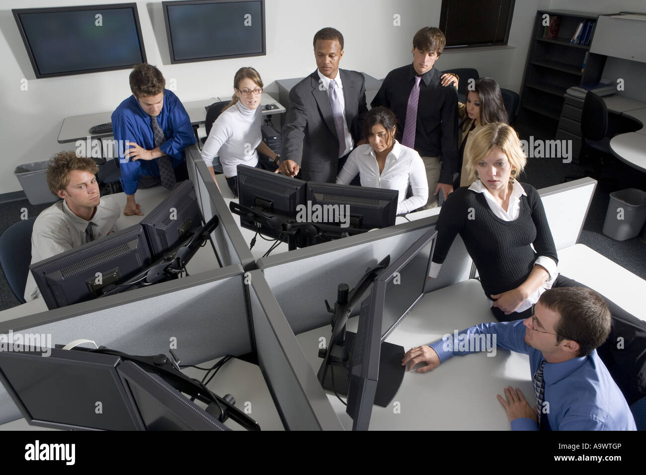 Large Office Cubicles High Resolution Stock Photography and Images - Alamy