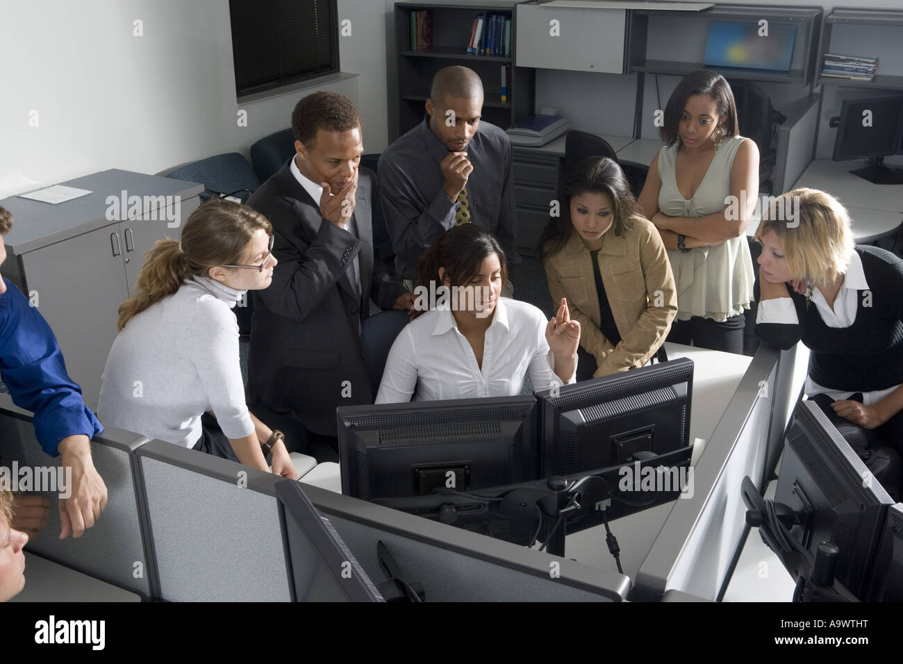 Office Workers Cubicles High Resolution Stock Photography and Images - Alamy