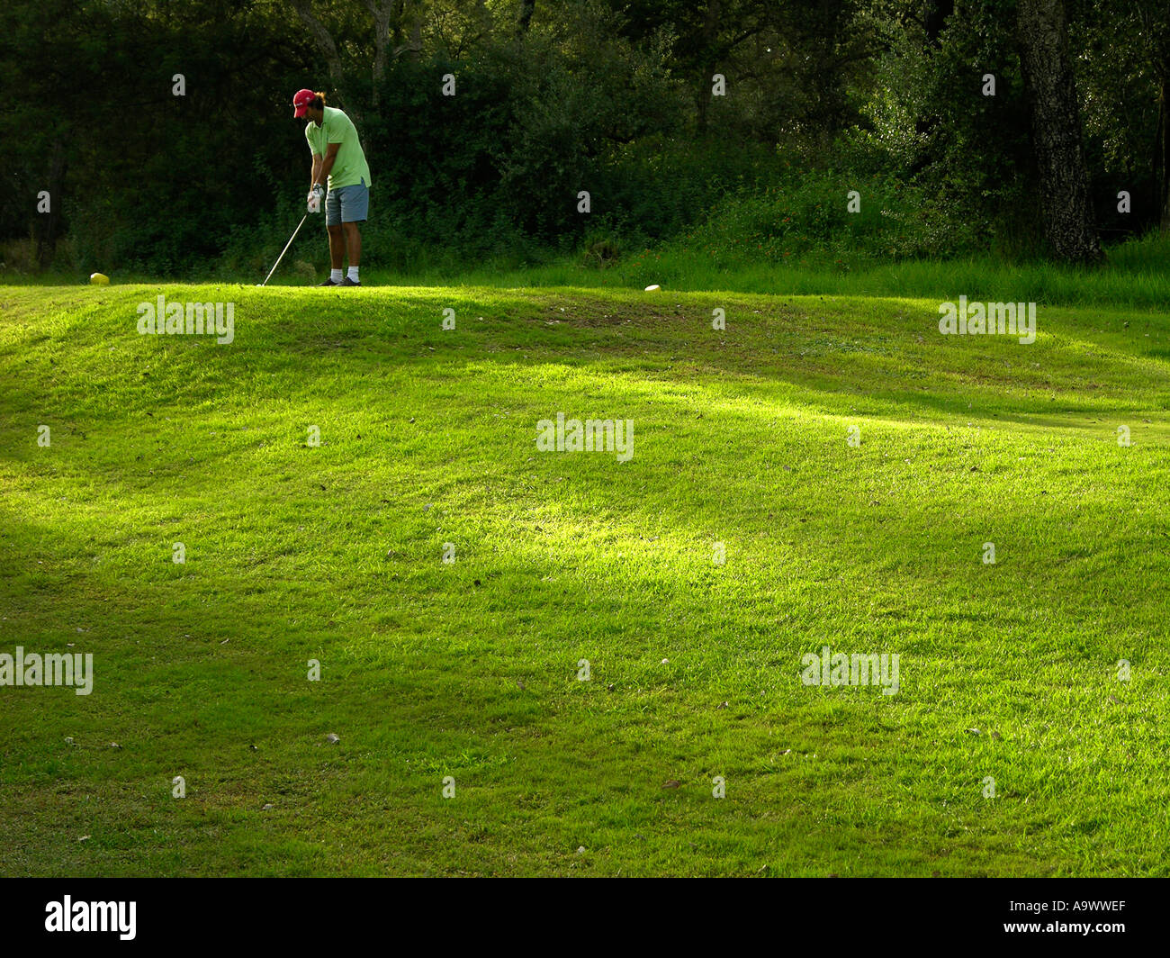 people playing golf Stock Photo - Alamy