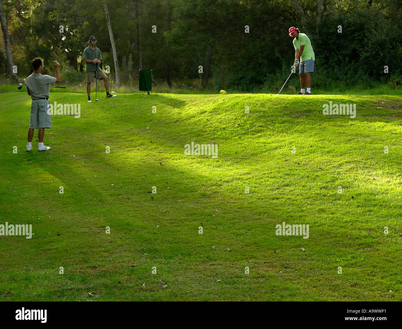 people playing golf Stock Photo - Alamy