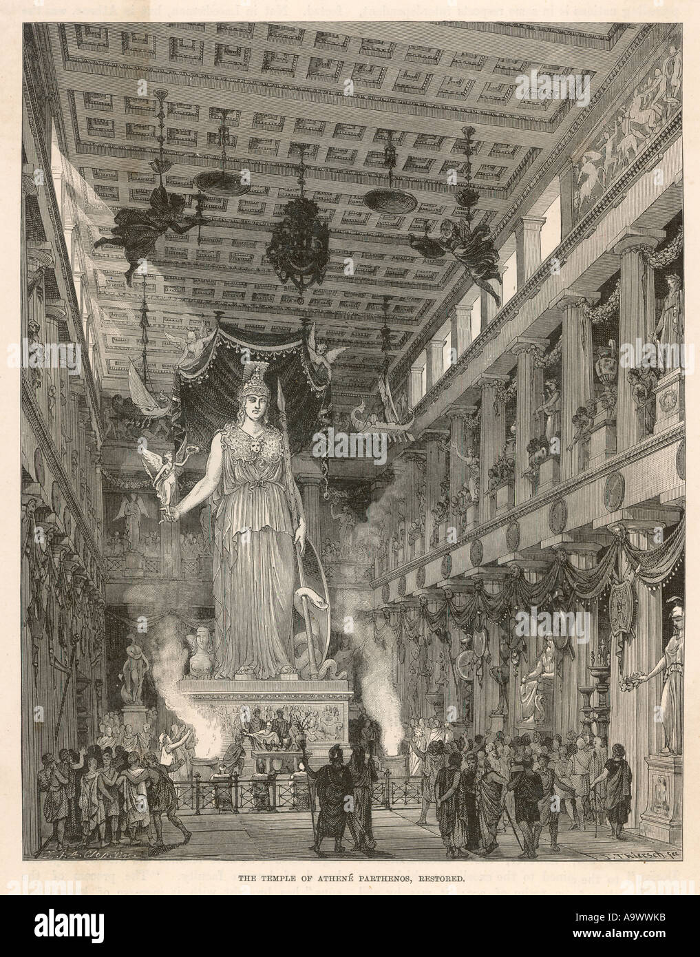 The interior the parthenon hi-res stock photography and images - Alamy