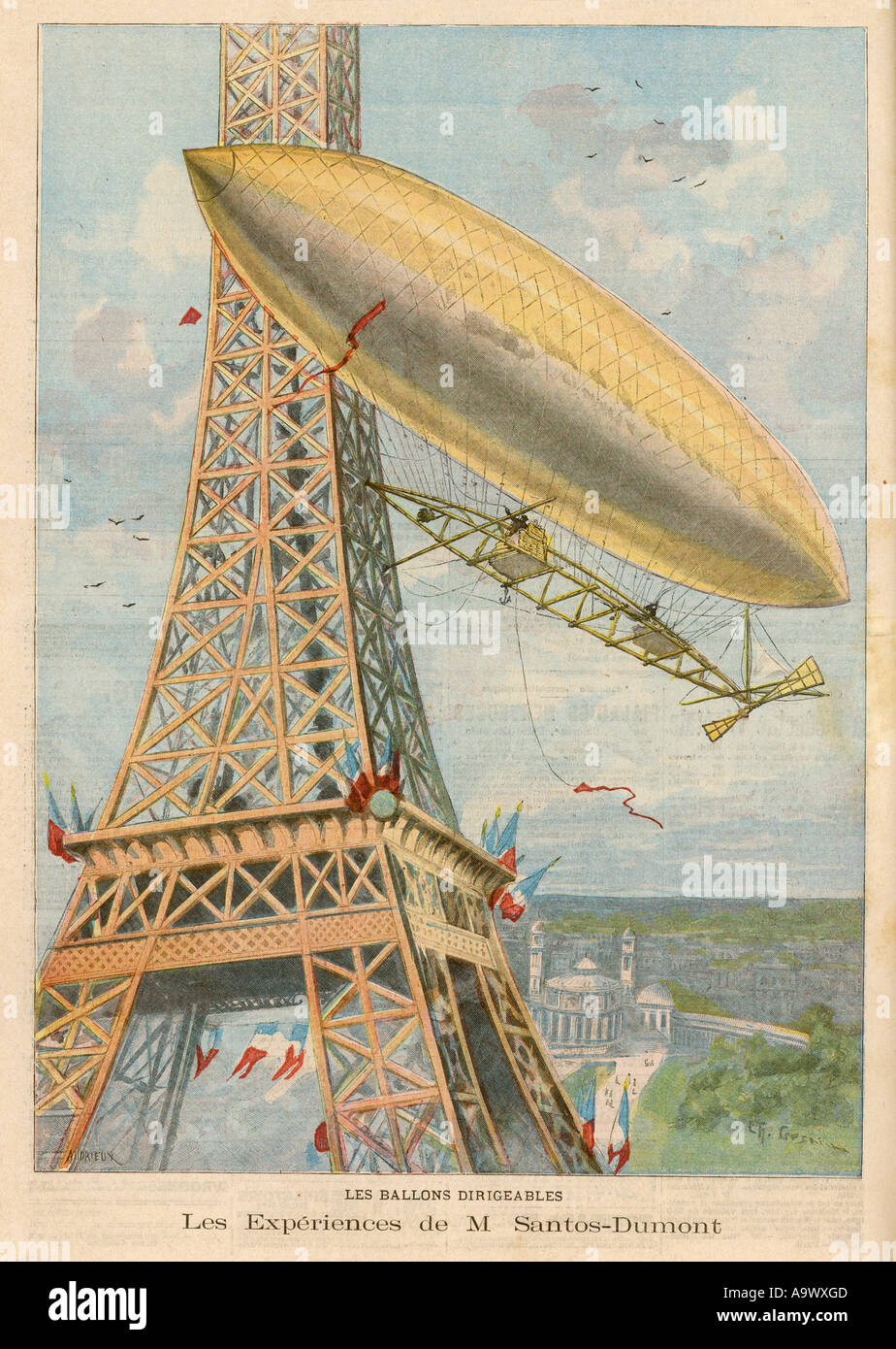 Paris Eiffel Tower 1901 Stock Photo - Alamy