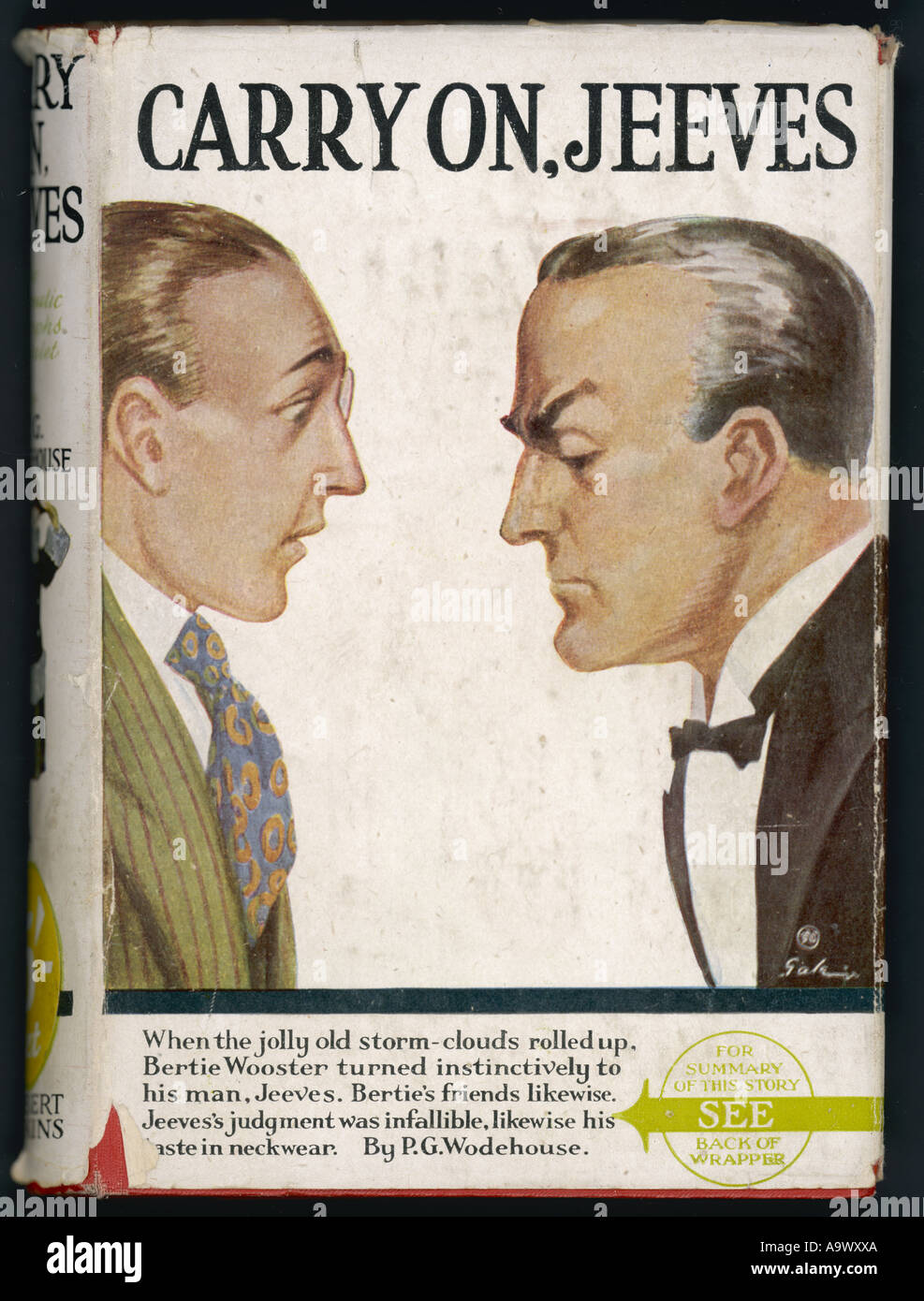 Jeeves Wooster Book Stock Photo - Alamy
