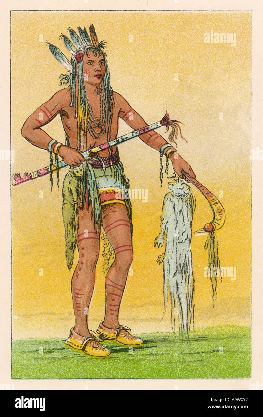Chippewa warrior hi-res stock photography and images - Alamy
