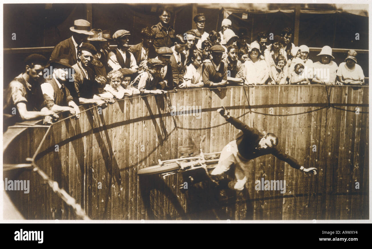 Wall Of Death 1936 Stock Photo - Alamy