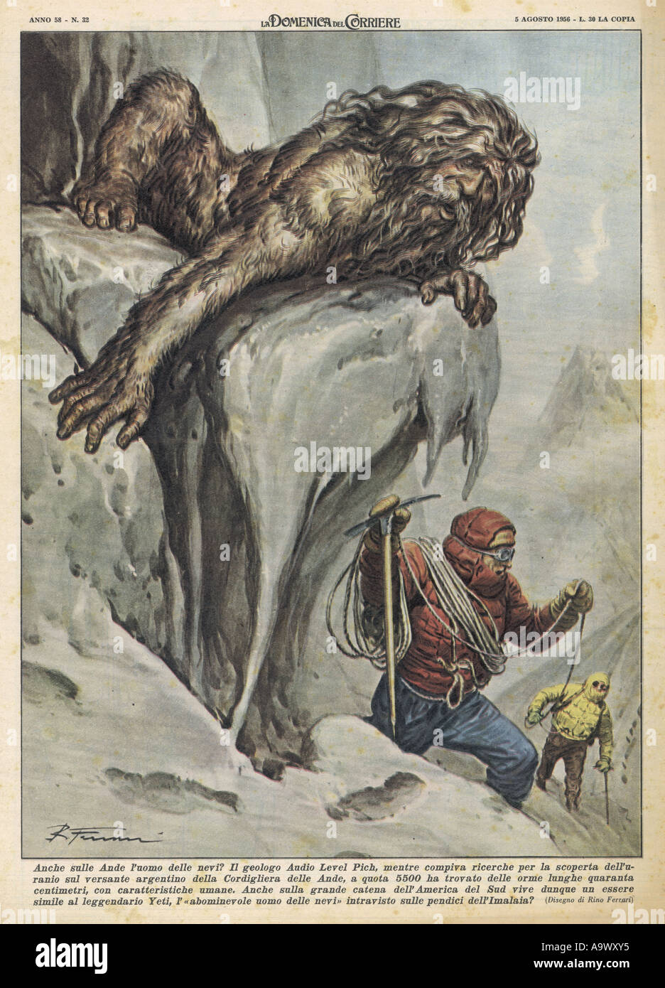 Yetis hi-res stock photography and images - Alamy