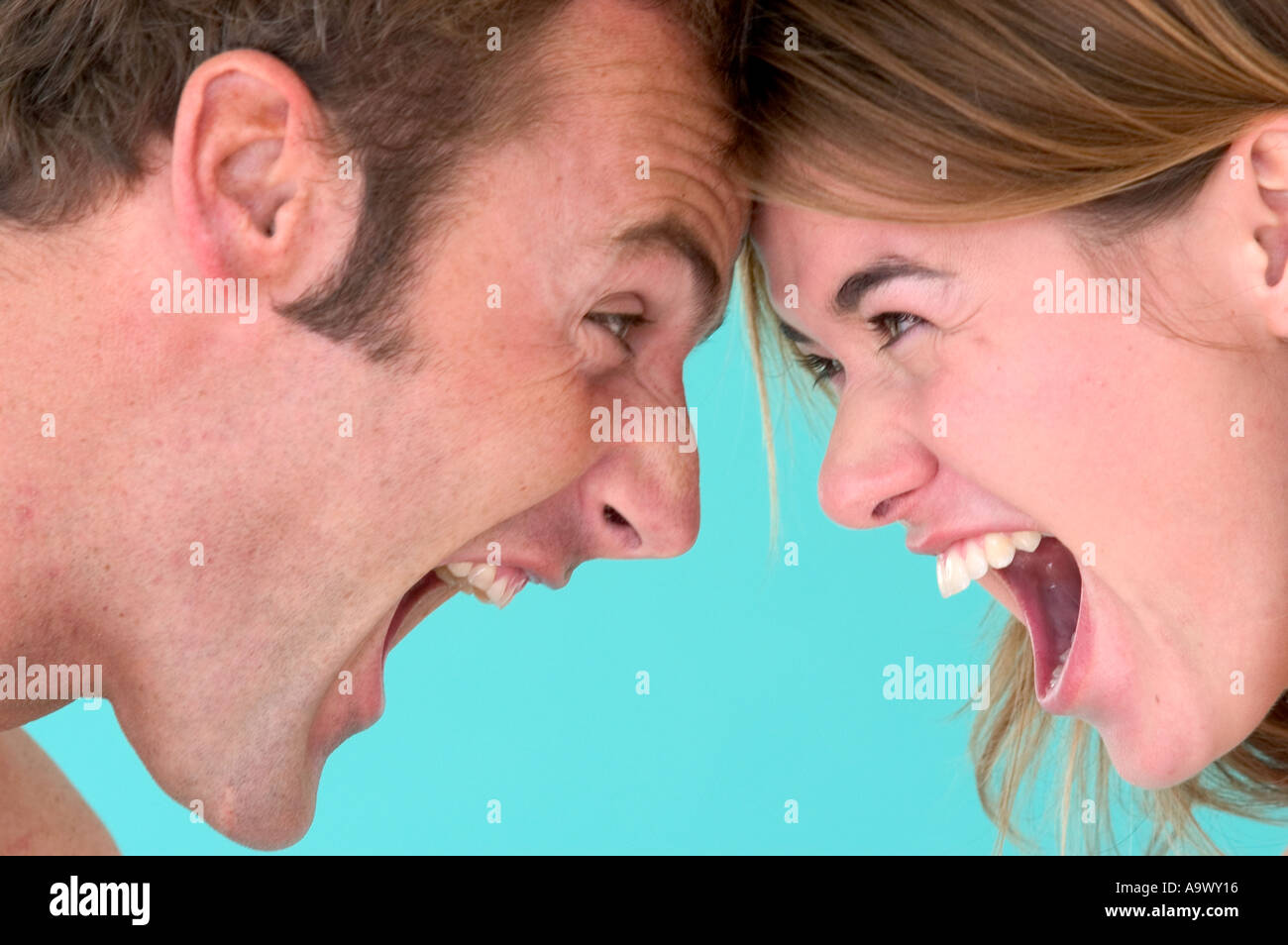 Facial expression of hate Cut Out Stock Images & Pictures - Alamy