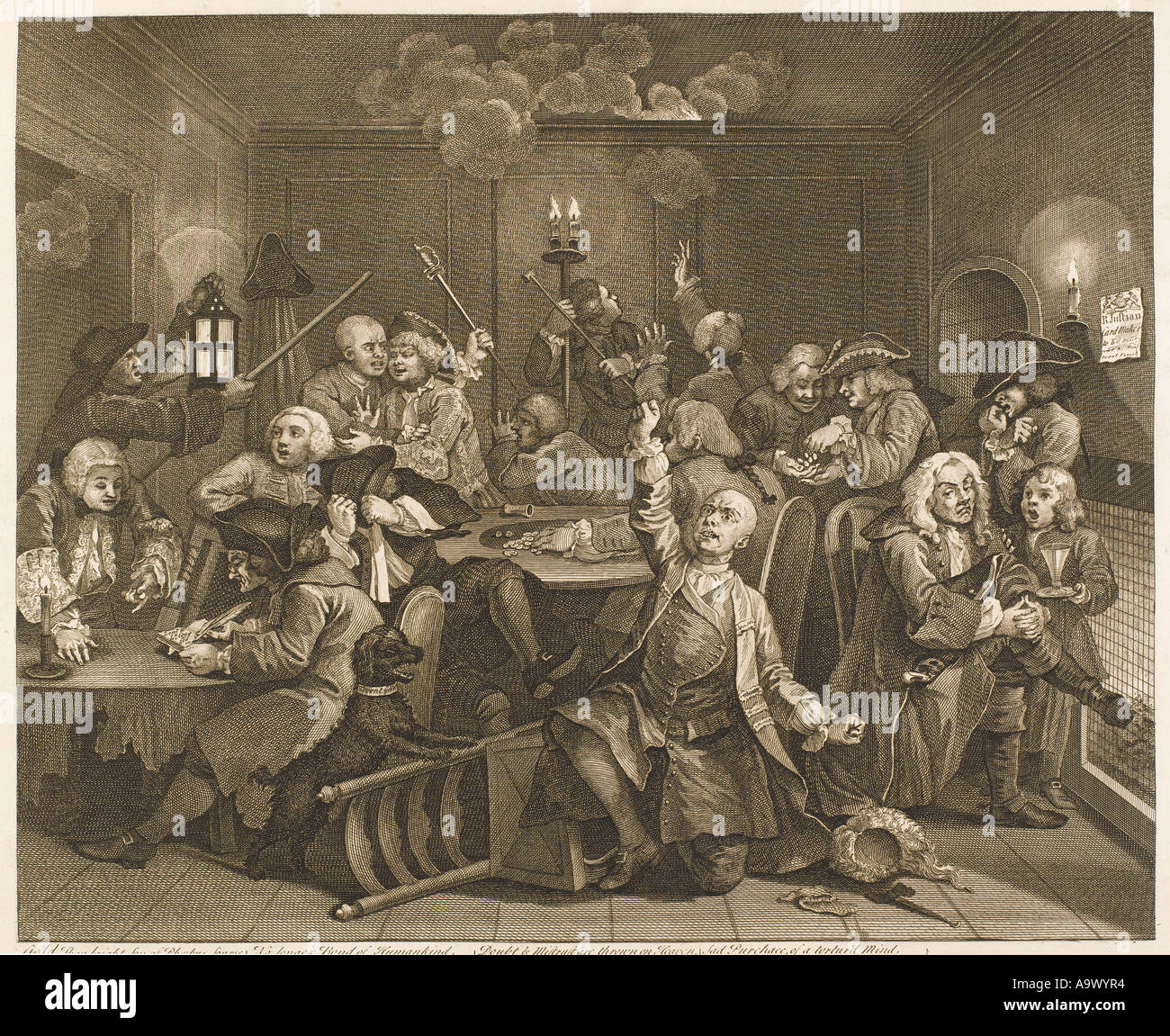 Hogarth the rake's progress hi-res stock photography and images - Alamy