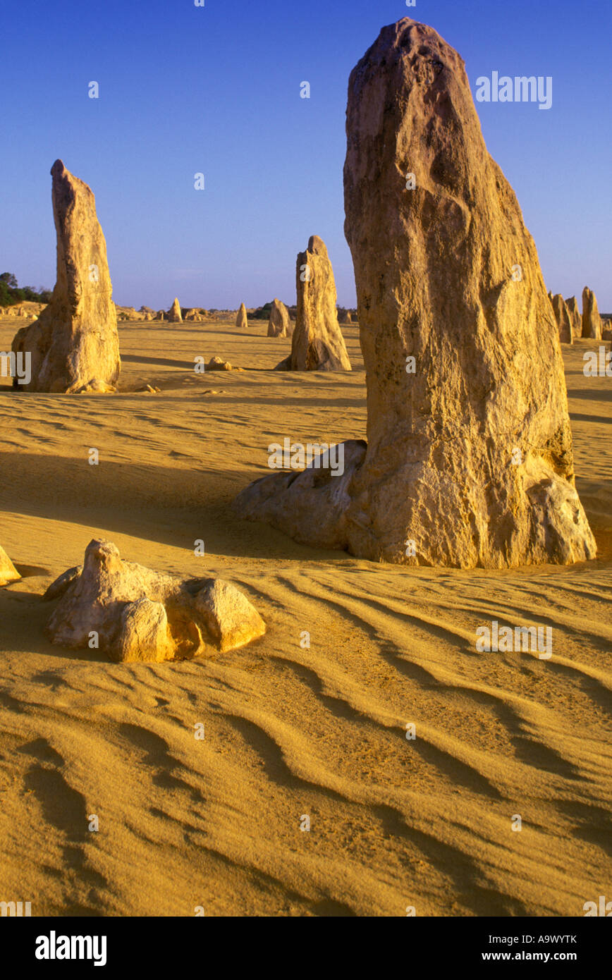 RIPPLES IN SAND DESERT PINNACLES NAMBUNG NATIONAL PARK WEST AUSTRALIA ...