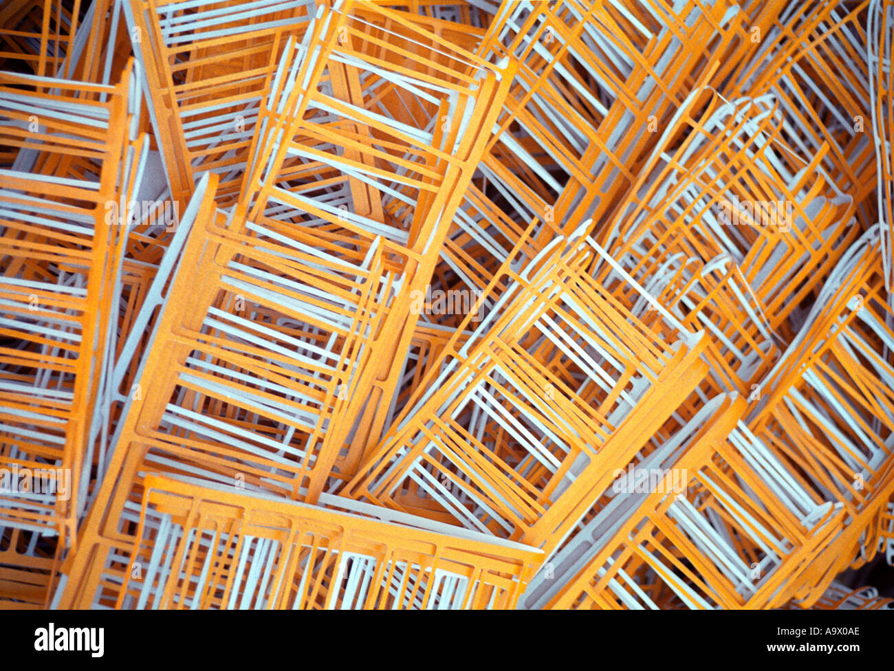 Plastic offcuts ready for recycling Stock Photo - Alamy