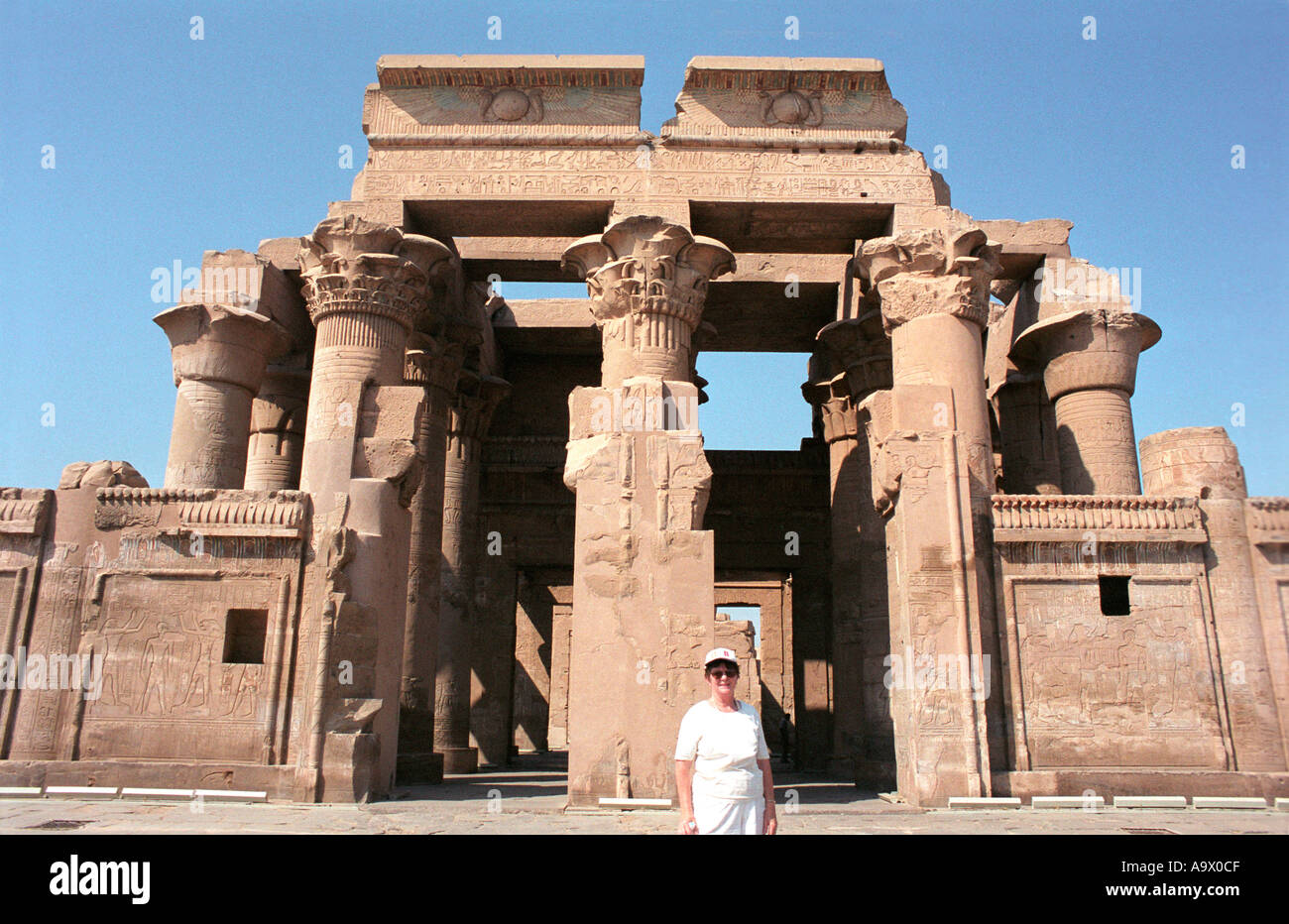 The magnificent temple at Kom Ombo by the Nile Egypt Stock Photo - Alamy