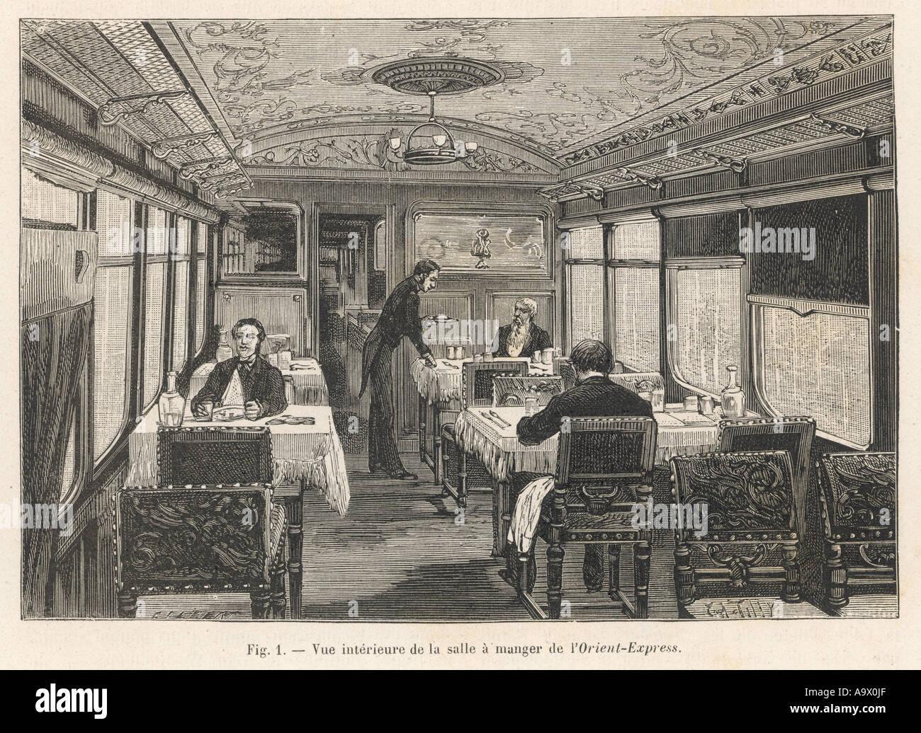 Orient express interior hi-res stock photography and images - Alamy