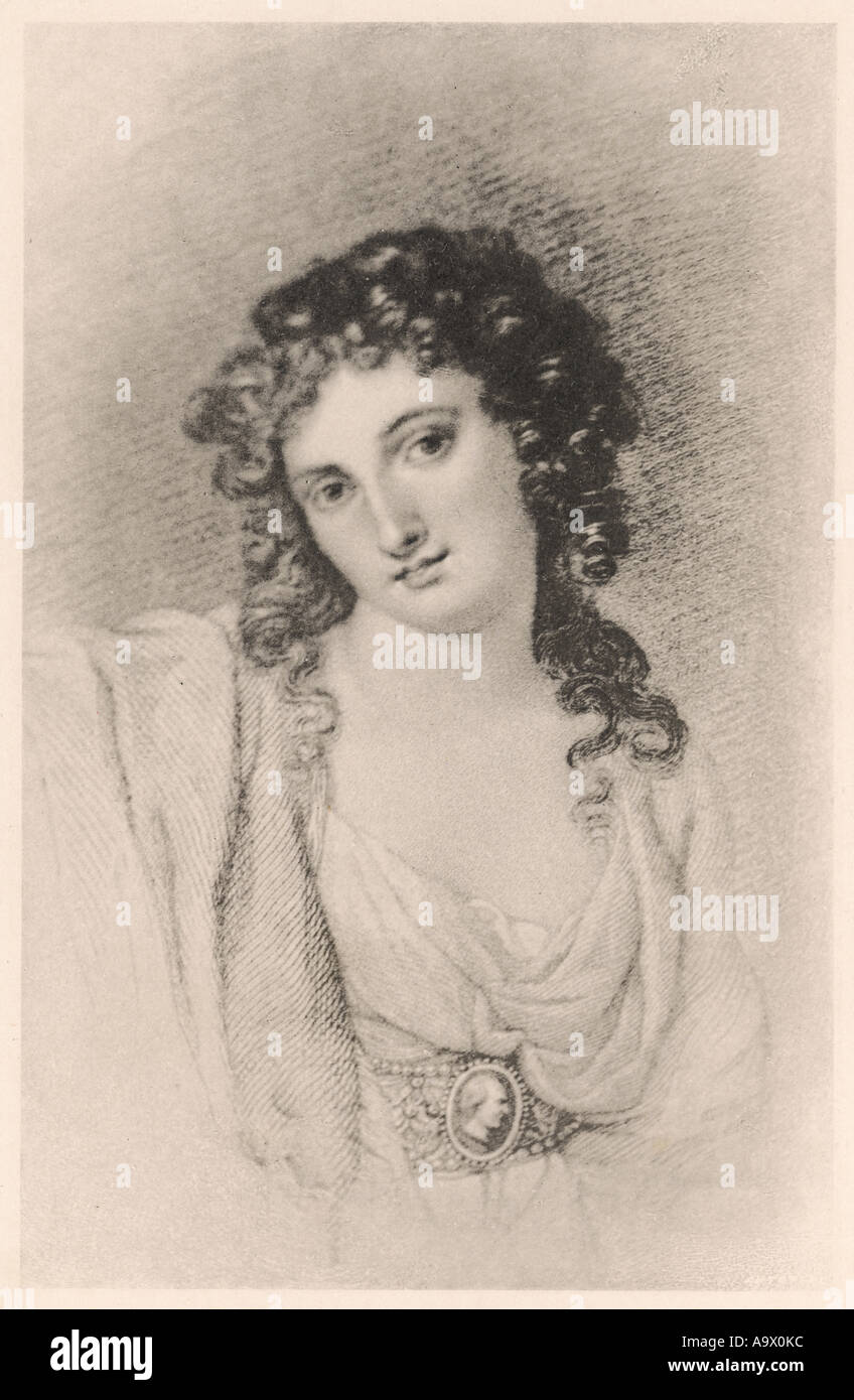 Emma Lady Hamilton Stock Photo - Alamy
