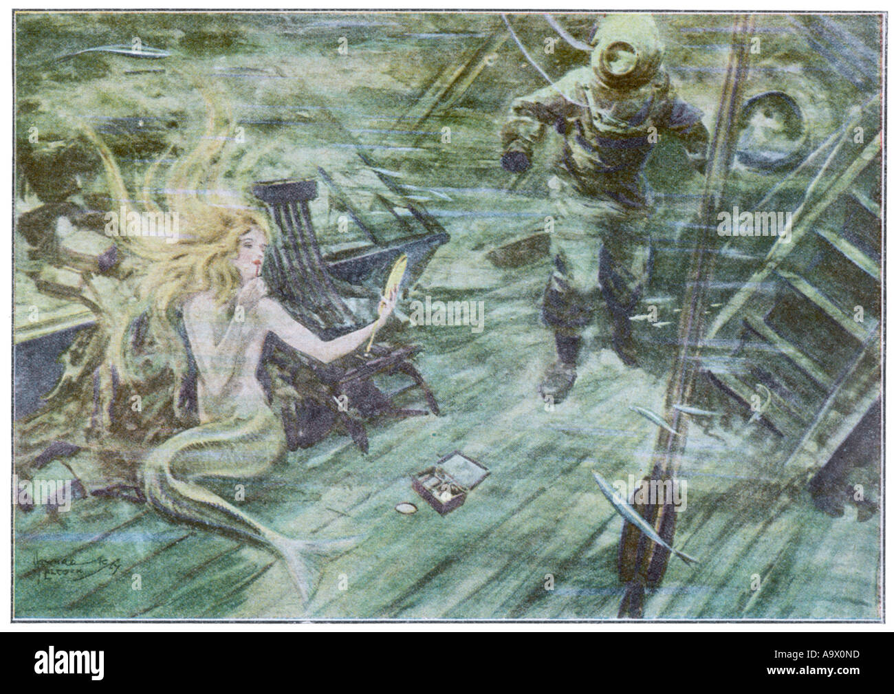 Ship mermaid hi-res stock photography and images - Alamy