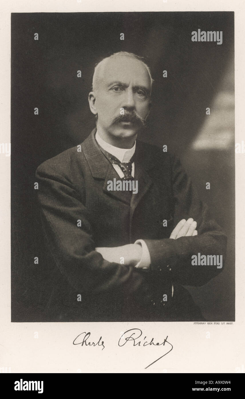 Charles Richet Stock Photo - Alamy