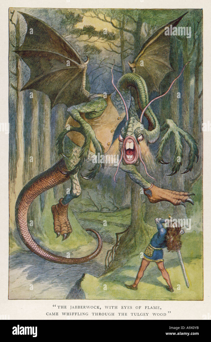 Jabberwocky hi-res stock photography and images - Alamy