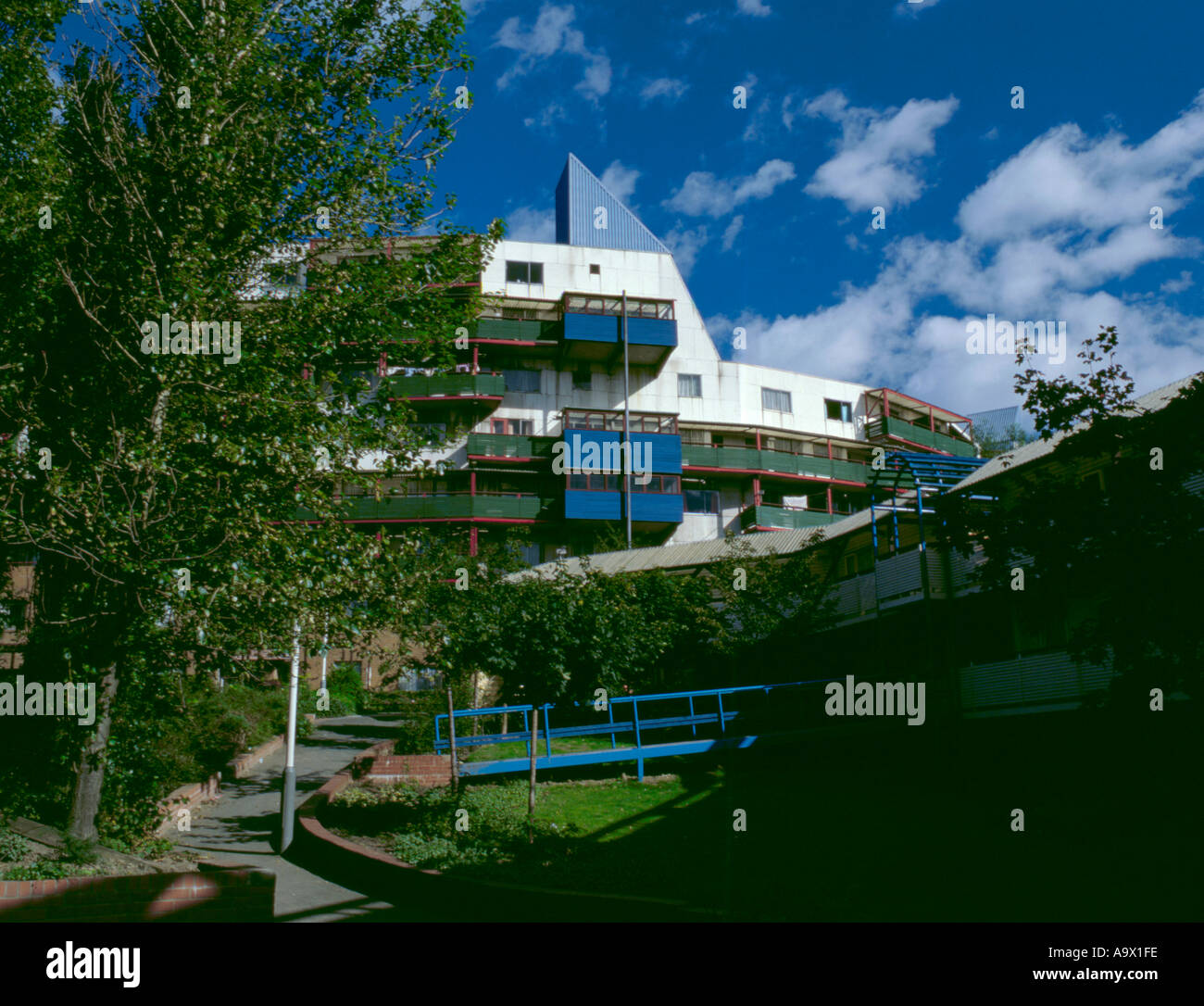 Part of the Byker Wall, Byker, Newcastle upon Tyne, Tyne and Wear ...