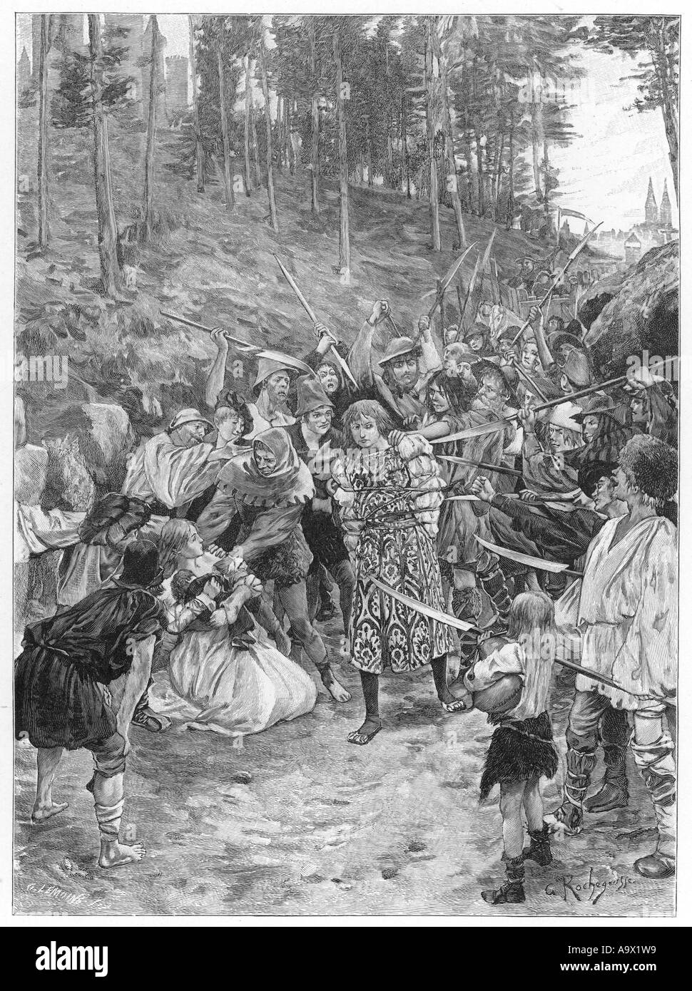 Peasants revolt Black and White Stock Photos & Images - Alamy