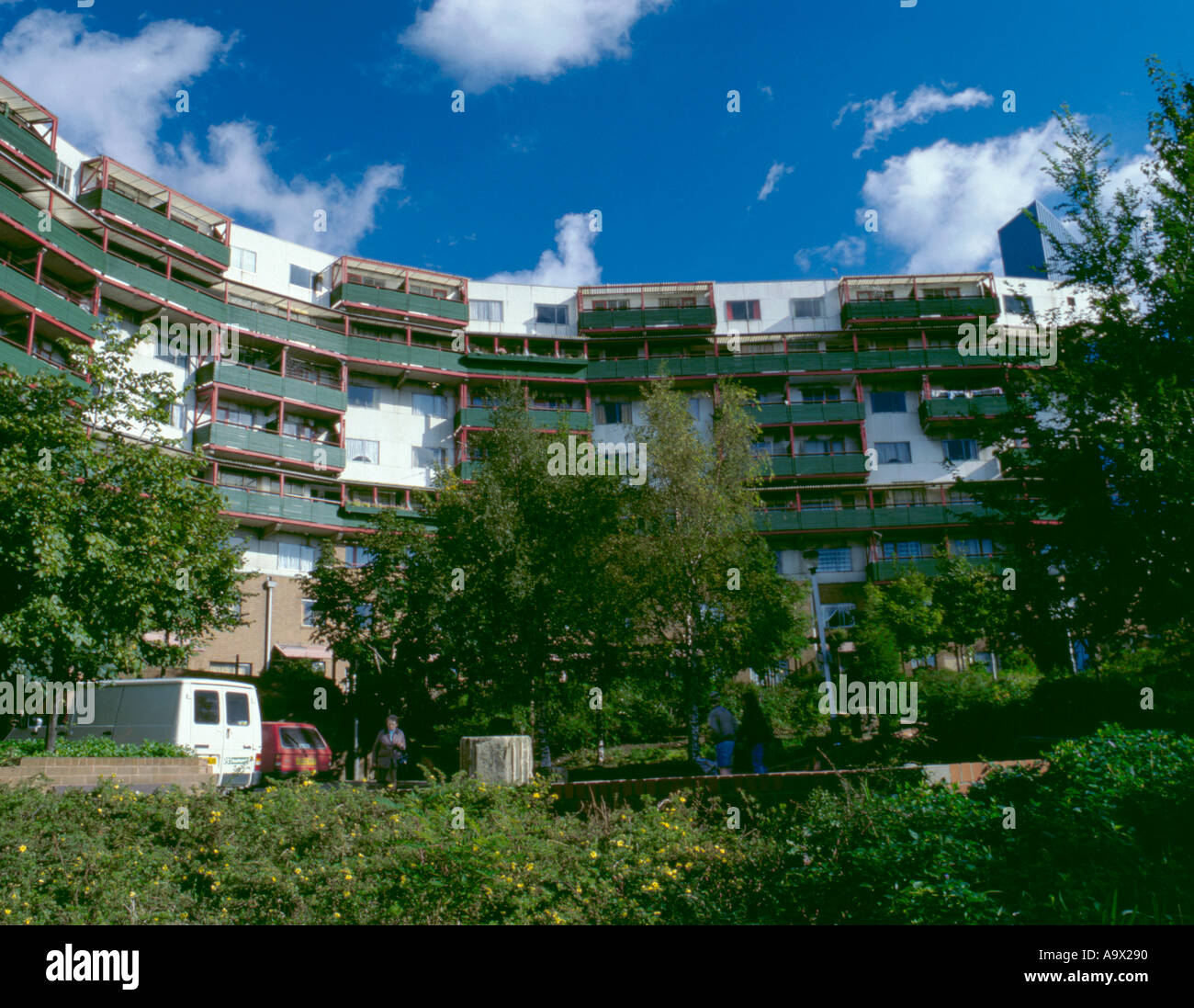 Part of the Byker Wall, Byker, Newcastle upon Tyne, Tyne and Wear ...