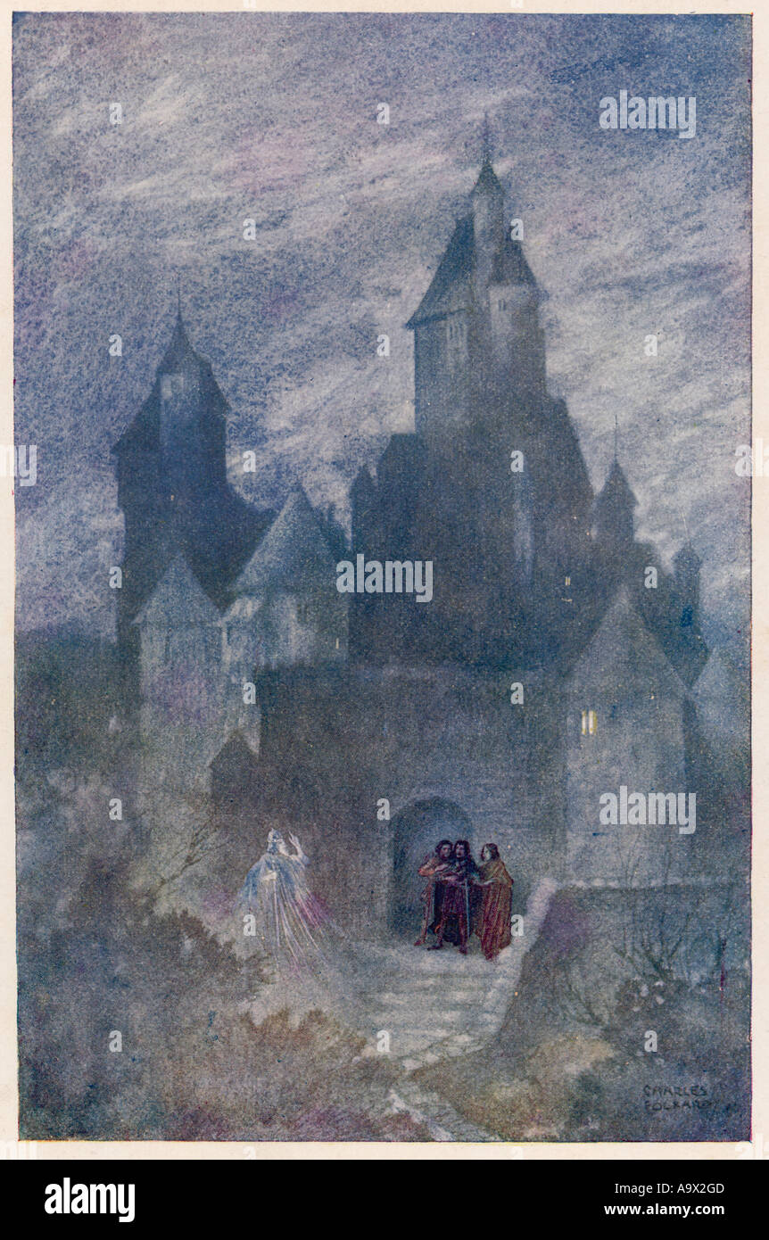 Hamlet The Ghost Stock Photo - Alamy