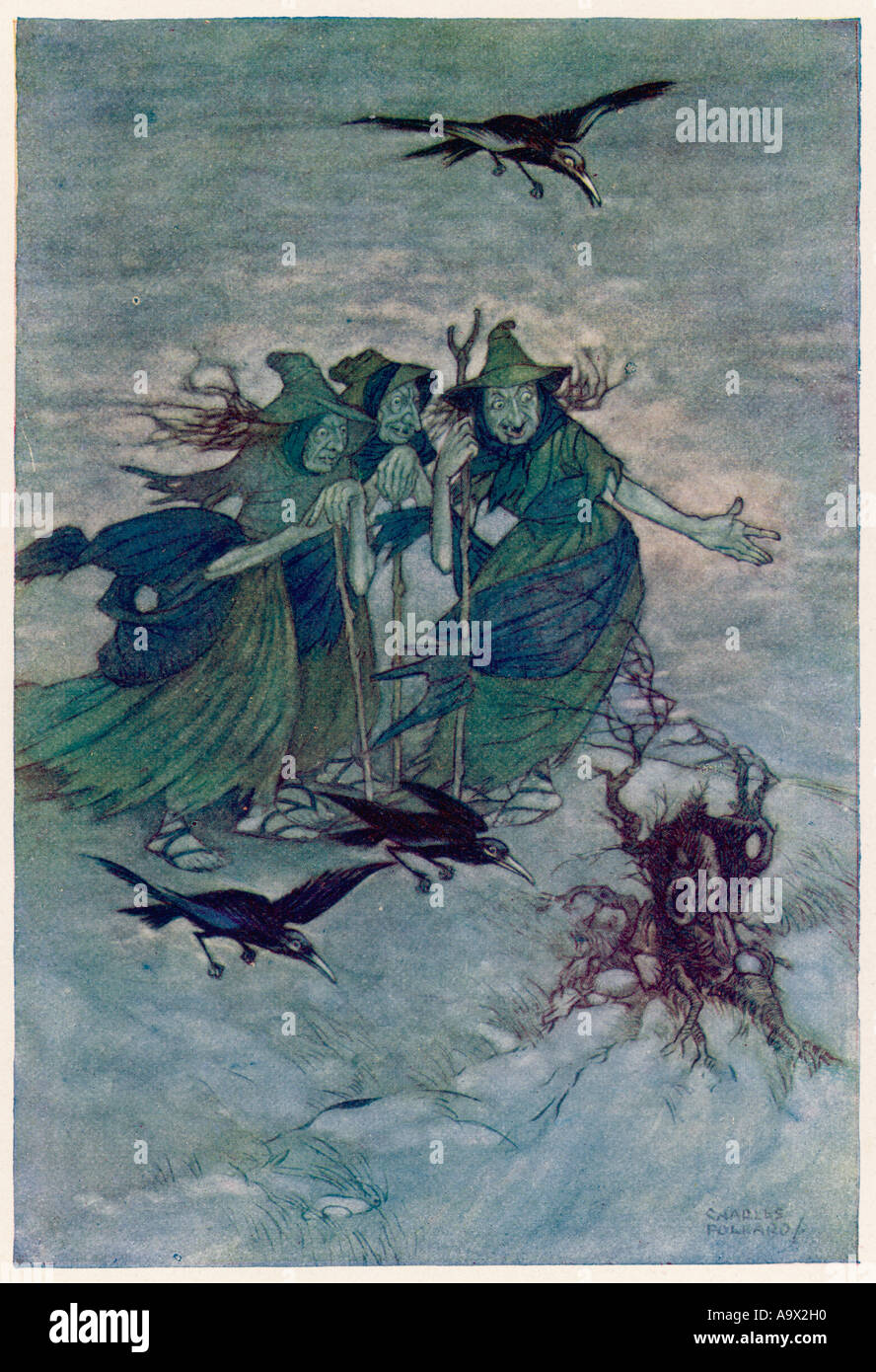 Witches macbeth theatre hi-res stock photography and images - Alamy