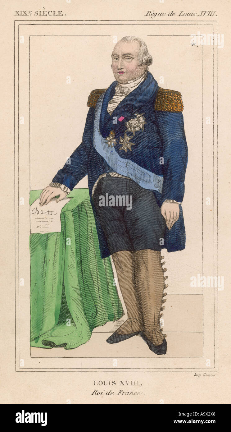 Louis xviii of france hi-res stock photography and images - Alamy