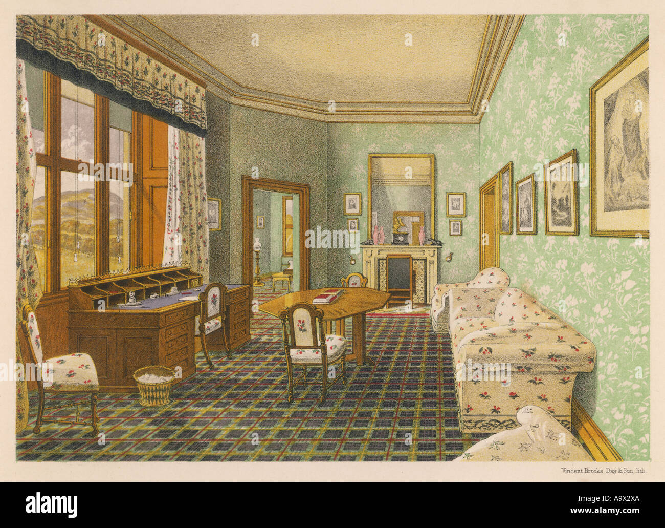 Balmoral Alberts Room Stock Photo - Alamy