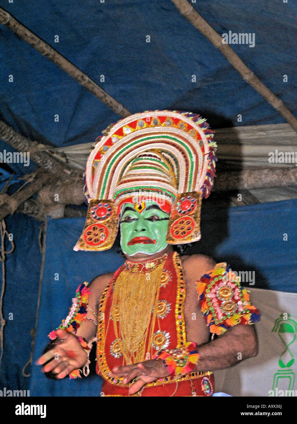 Ottan Thullal dance Performance, Kerala, India Stock Photo - Alamy
