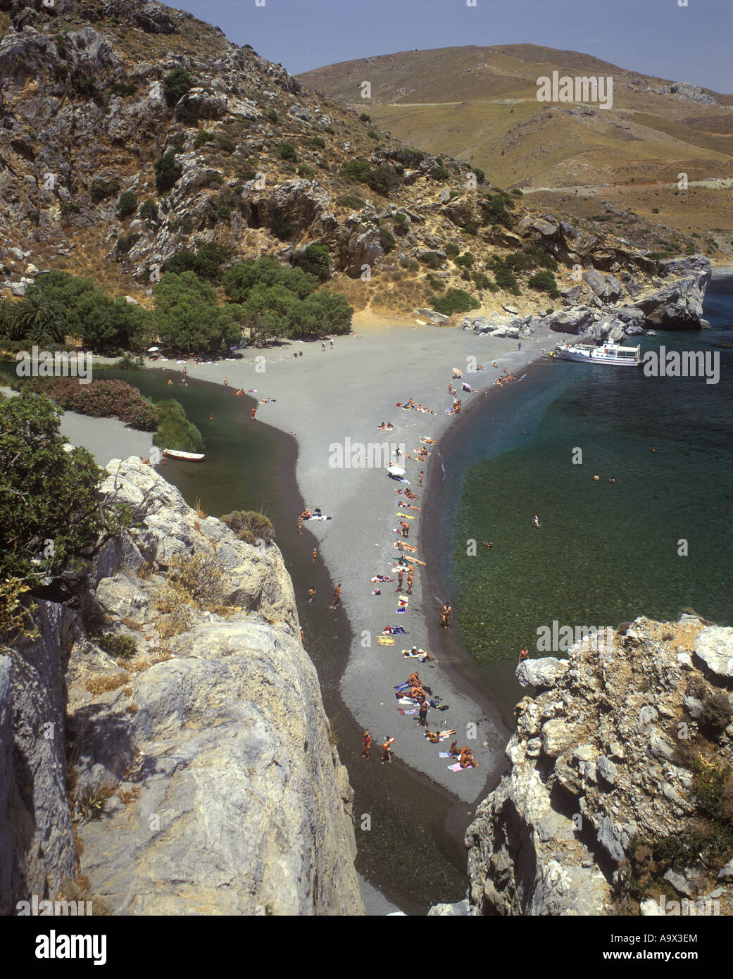 Kourtaliotiko gorge or asomatos gorge hi-res stock photography and ...
