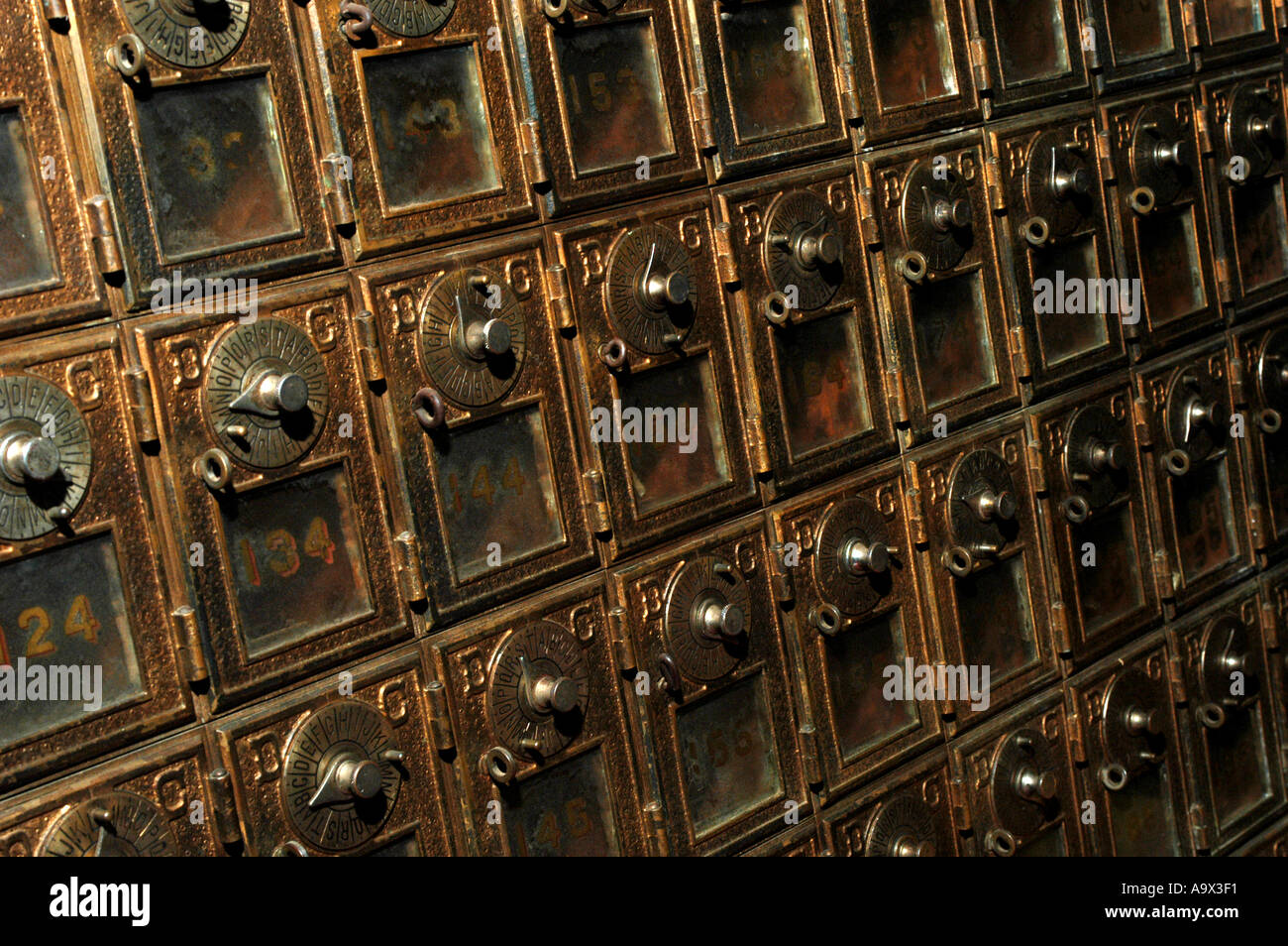Old mail box from ghost town Stock Photo - Alamy