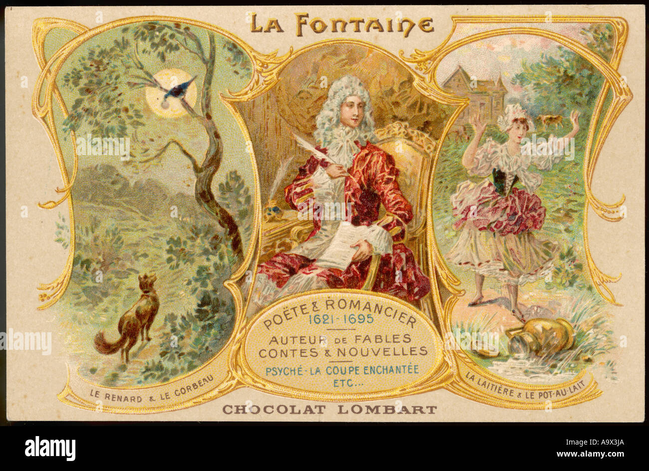 Jean De La Fontaine Stock Photo - Alamy