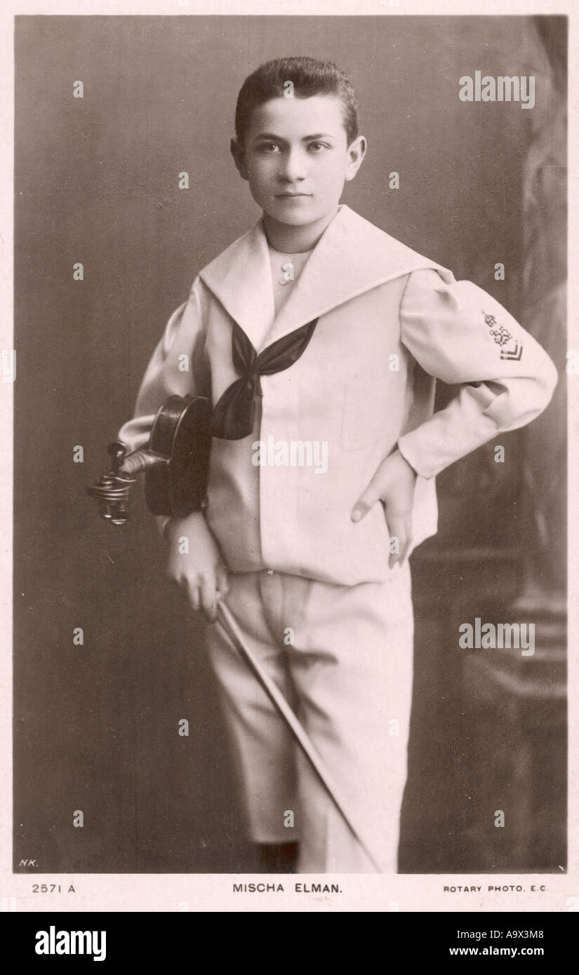 Mischa Elman As Boy Stock Photo - Alamy
