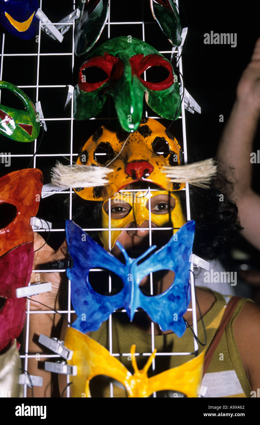 Selling carnival masks hi-res stock photography and images - Alamy