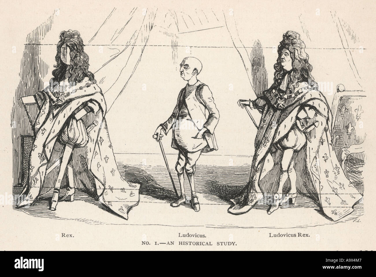 Louis Xiv Thackeray Stock Photo - Alamy