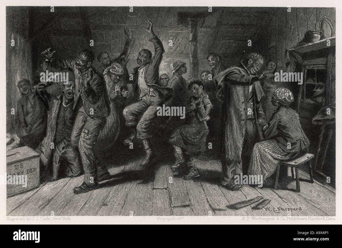 Fugitive Slaves Worship Stock Photo - Alamy