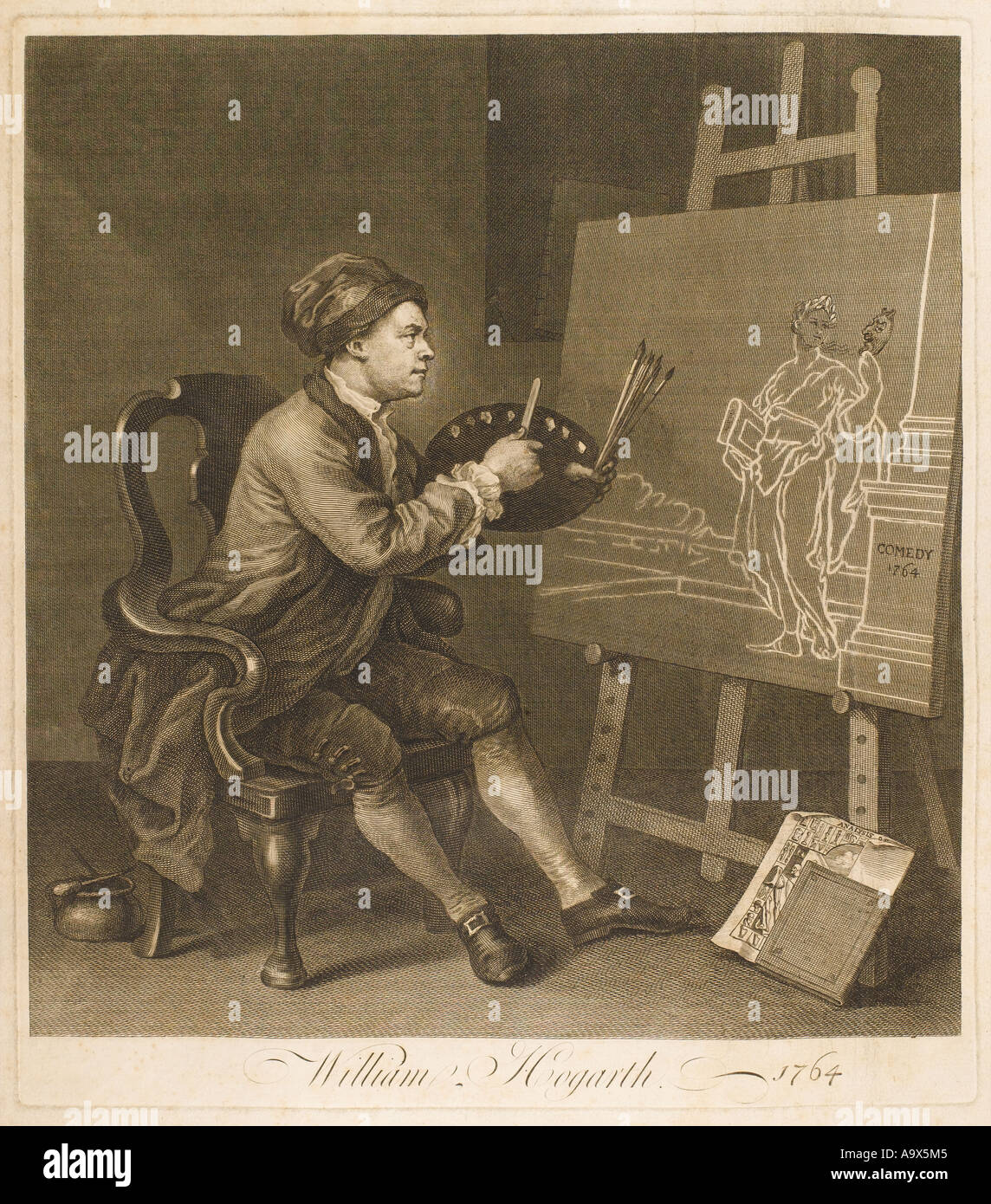 Hogarth painting hi-res stock photography and images - Alamy