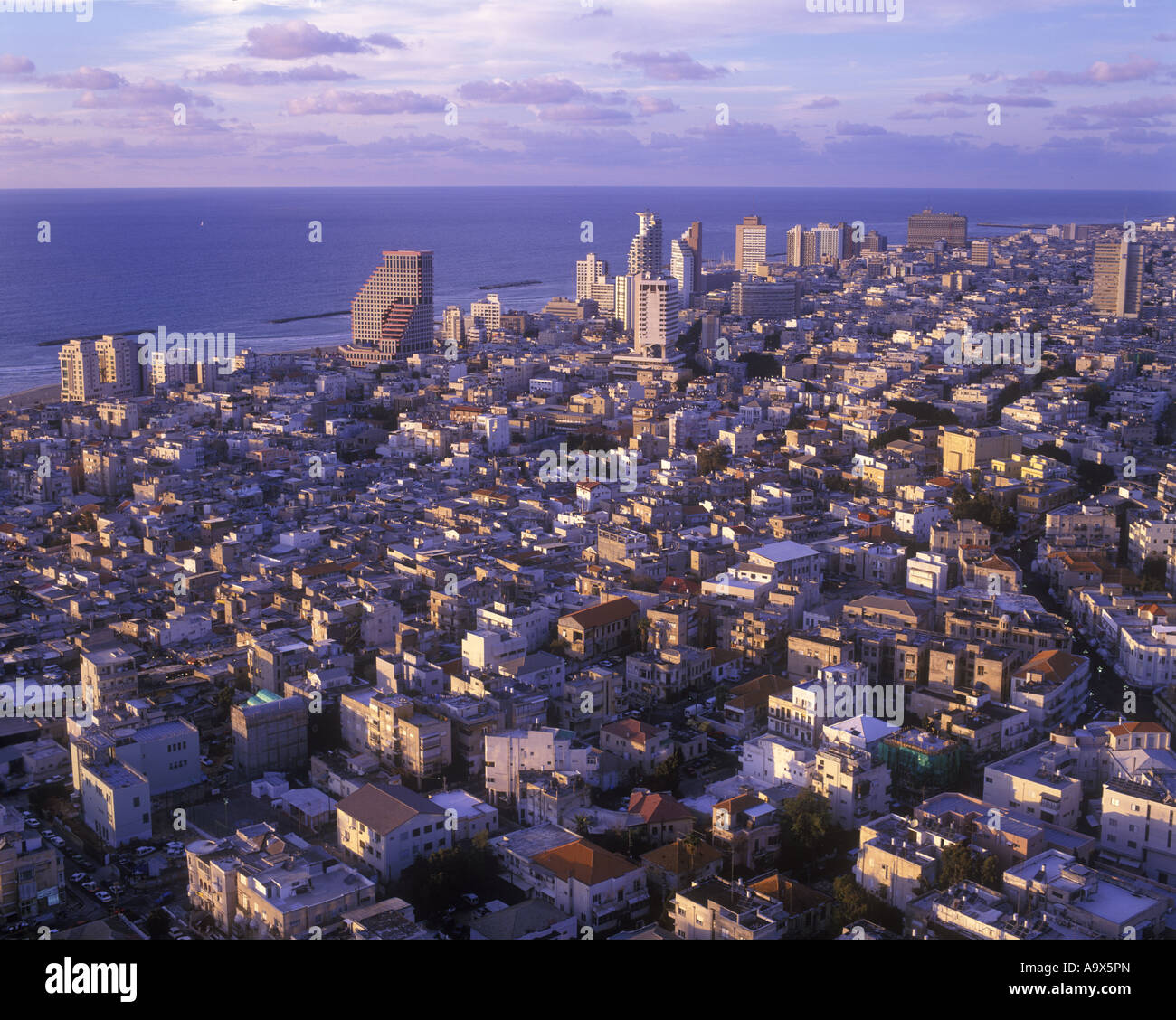 DOWNTOWN SKYLINE TEL AVIV ISRAEL Stock Photo - Alamy