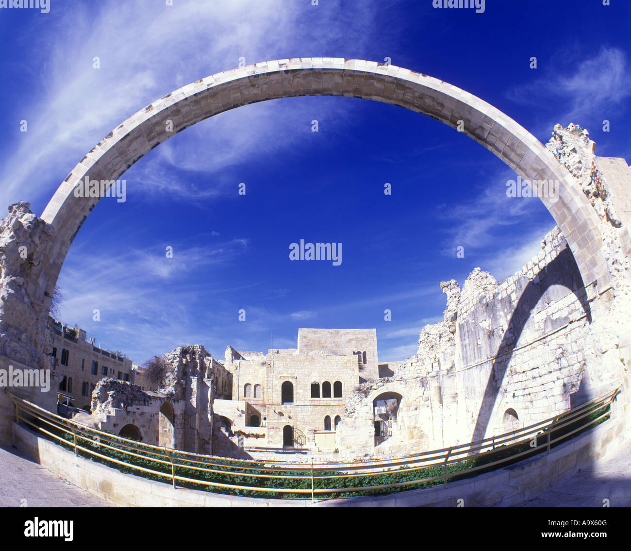 ARCH HURVA SYNAGOGUE OLD CITY JERUSALEM ISRAEL Stock Photo - Alamy