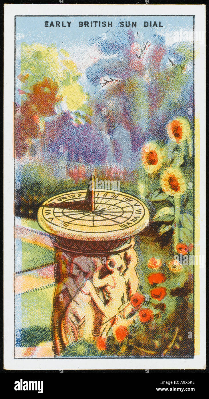 Early Sun Dial Stock Photo - Alamy