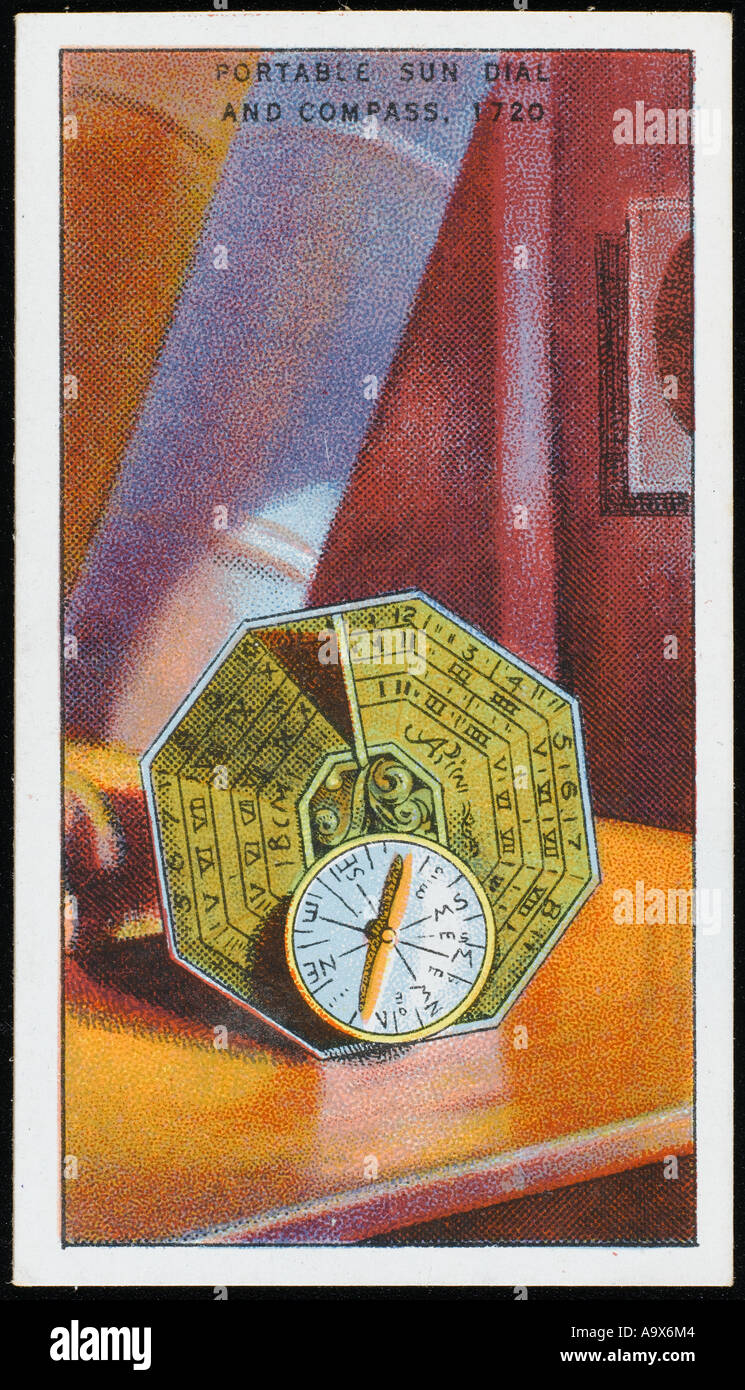 Portable Sun Dial Stock Photo - Alamy