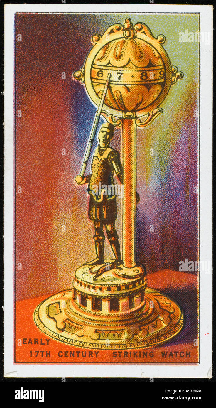 C17 Striking Clock Stock Photo - Alamy