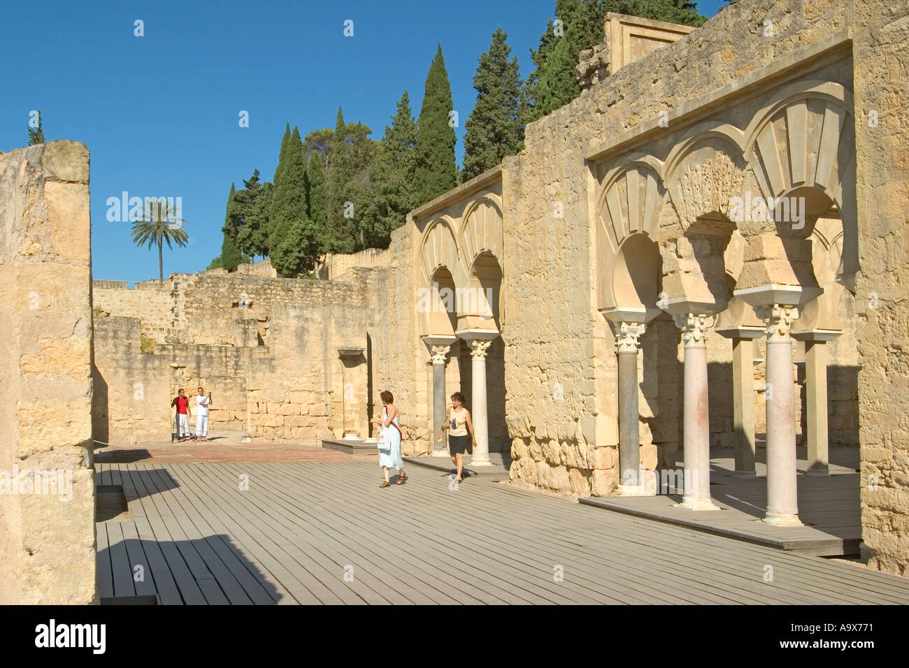 Madinat Al Zahra aka Medina Azahara Cordoba Province Spain The Upper ...