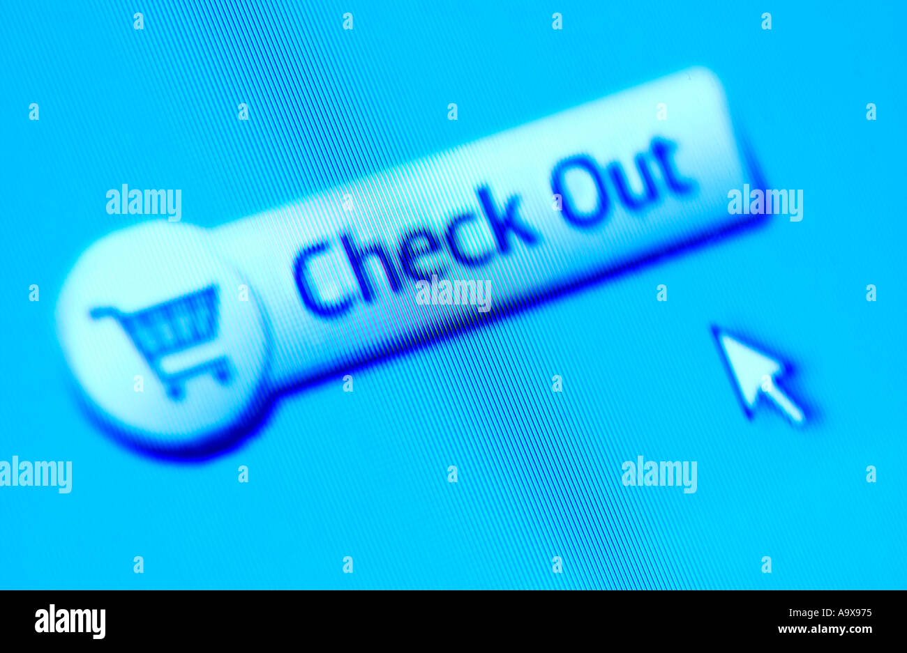 check out button on internet Stock Photo - Alamy