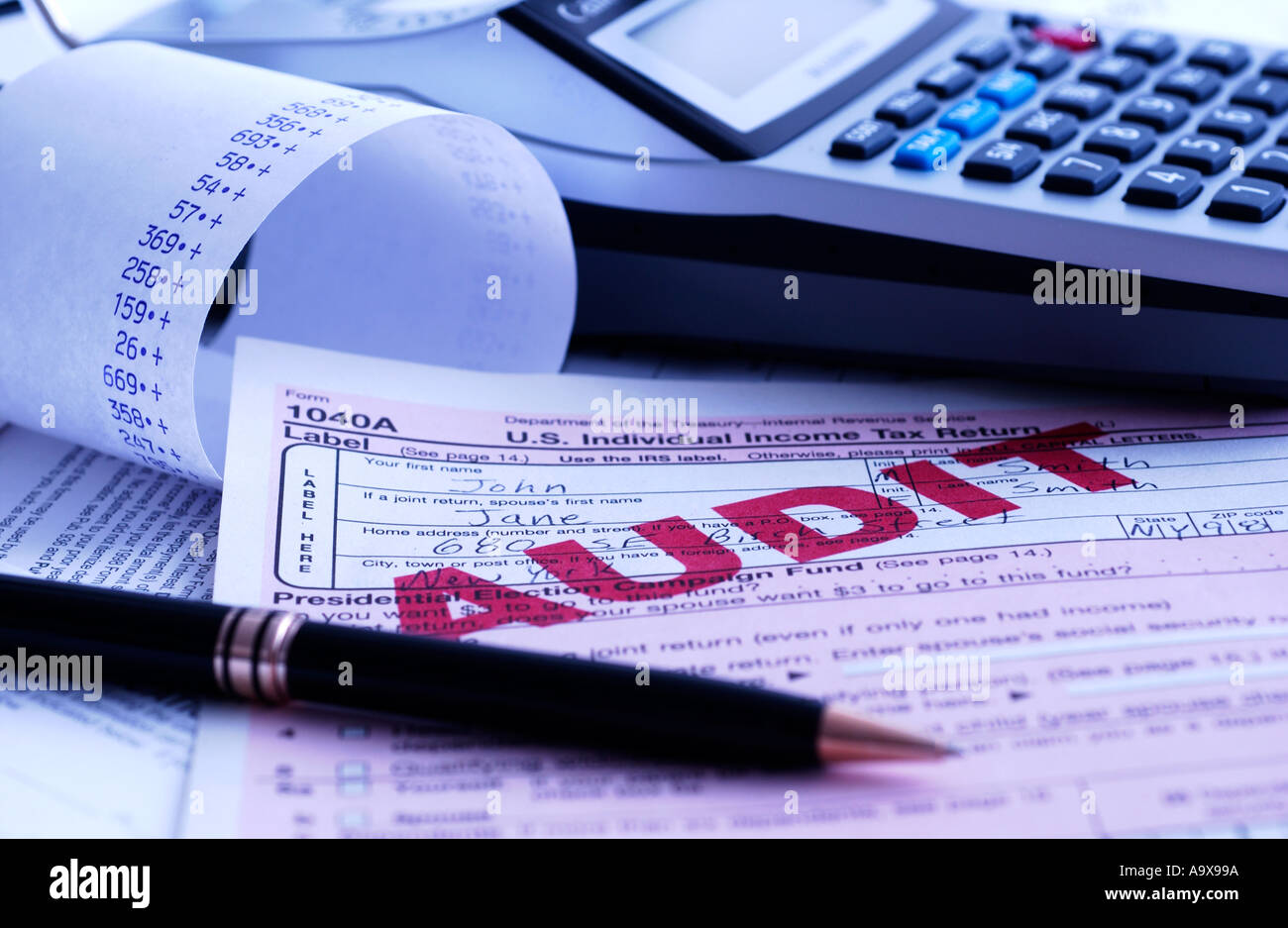 IRS Income Tax Audit Stock Photo - Alamy