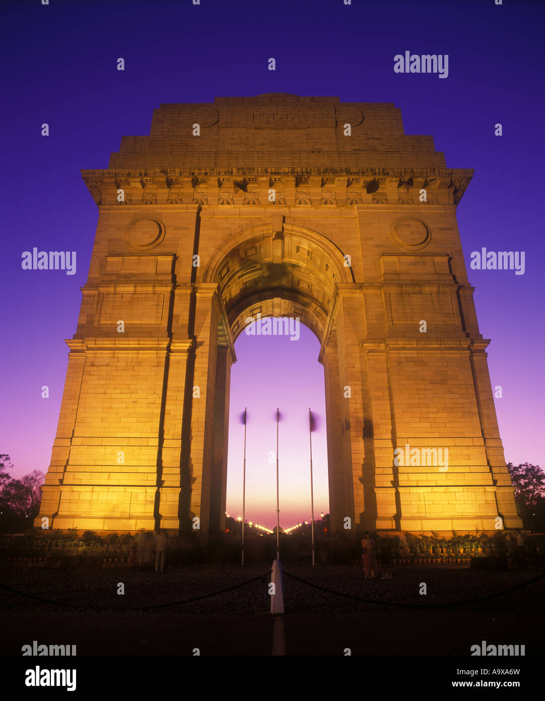INDIA GATE ARCH RAJPATH NEW DELHI UTTAR PRADESH INDIA Stock Photo - Alamy