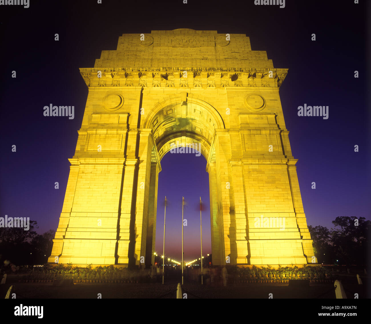 INDIA GATE ARCH RAJPATH NEW DELHI UTTAR PRADESH INDIA Stock Photo - Alamy