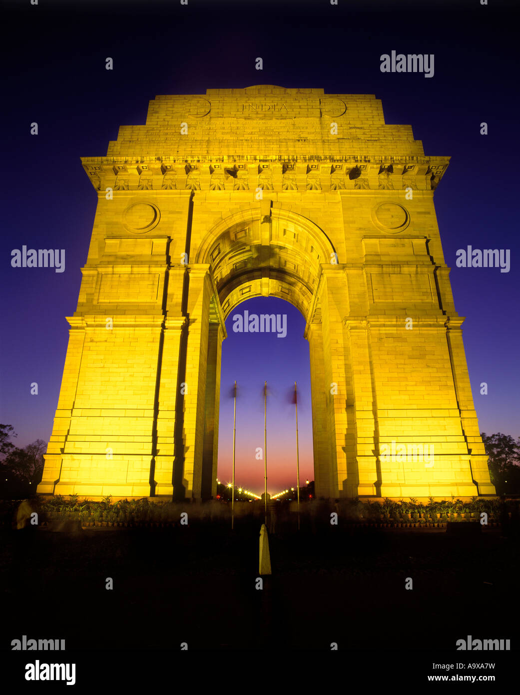 INDIA GATE ARCH RAJPATH NEW DELHI UTTAR PRADESH INDIA Stock Photo - Alamy